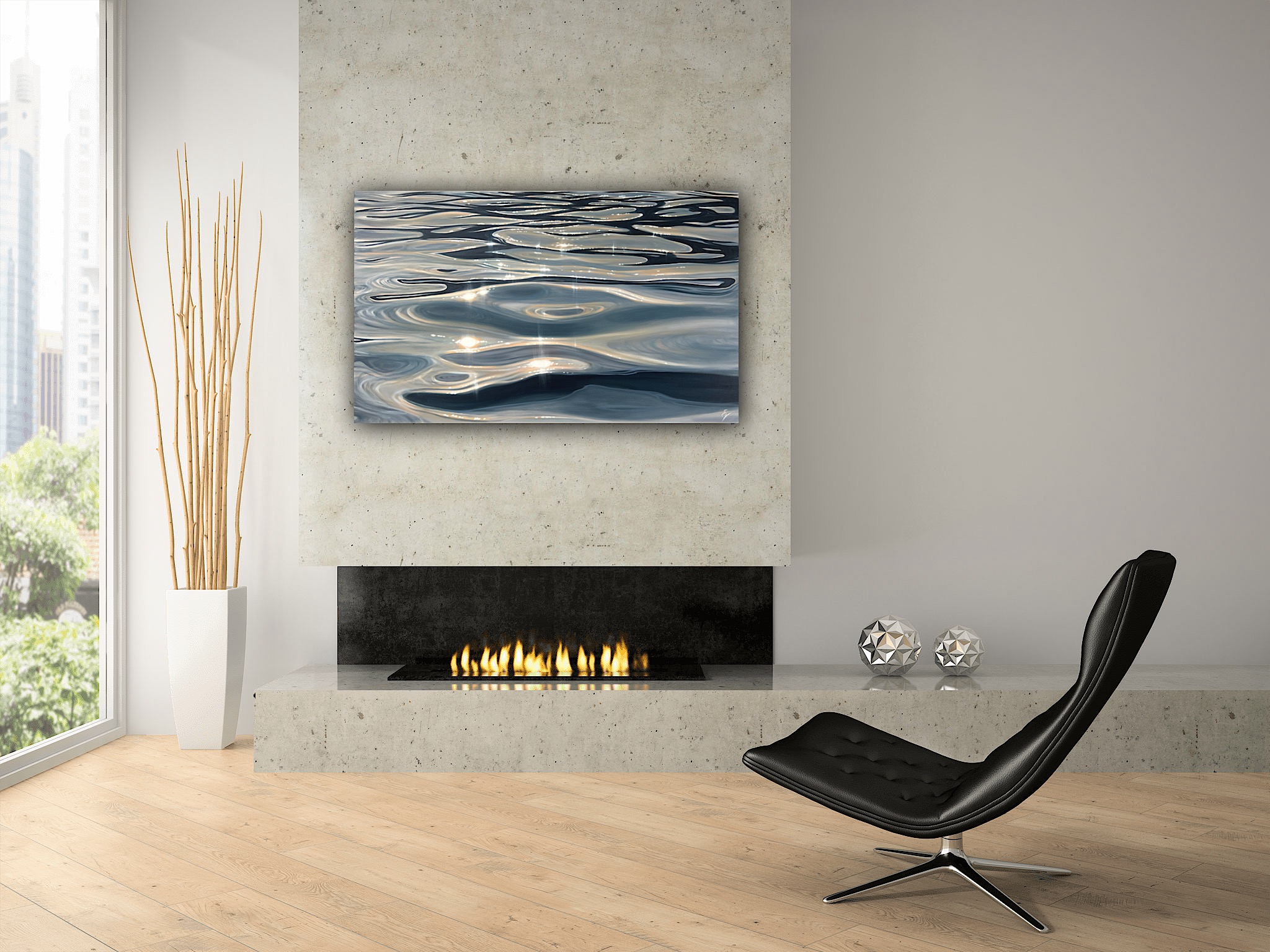 Light and Peace - Large Oil Painting on Canvas 60x36" (2024) - Original ...
